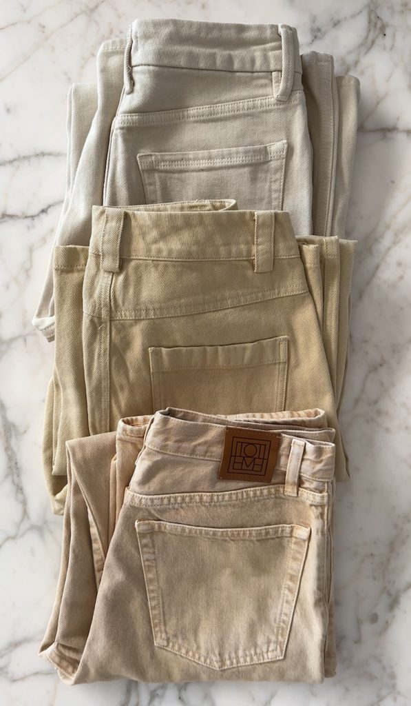 3 Pairs of Beige Denim I’m Loving – 9to5chic